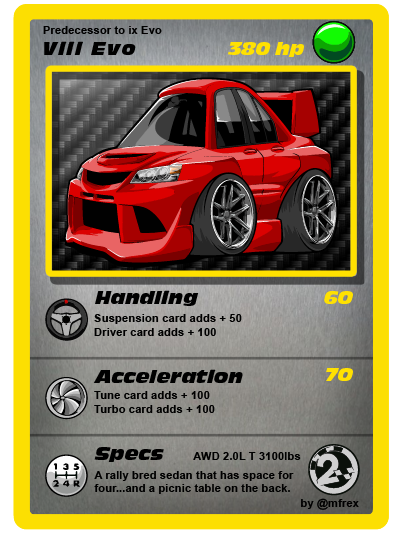 Chicane Card Stage 2 viii Evo – Chicanethegame